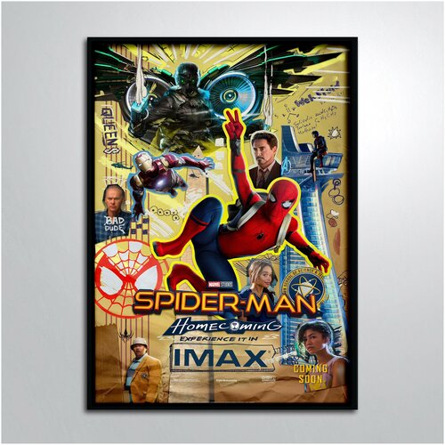 Постер в раме/Марвел Человек-паук Возвращение домой Доска Marvel Spider-Man: Homecoming