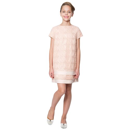 Платье Шалуны, размер 34, 134, коралловый