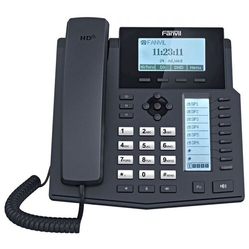 Телефон IP Fanvil X5U черный