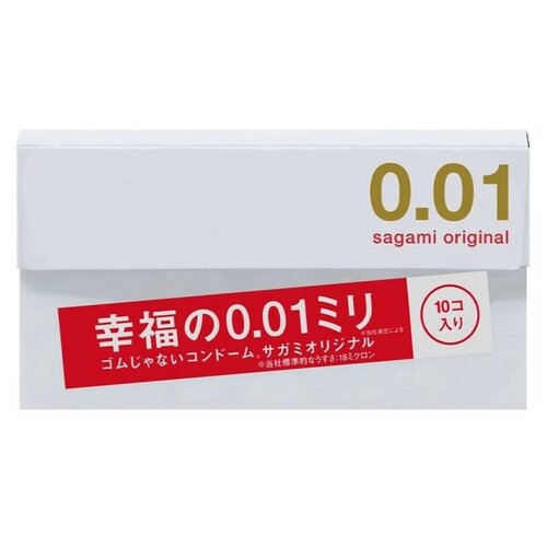 Презервативы Sagami Original 0.01, 10 шт.
