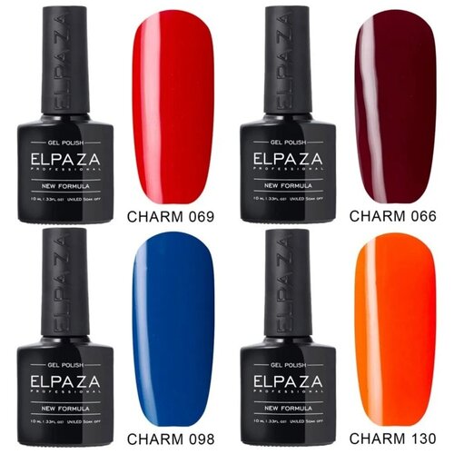 ELPAZA CHARM Professional/Гель-лак/ Набор 4 шт. по 10 мл