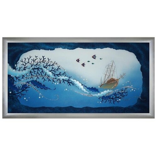 Картина с кристаллами Подводный мир
