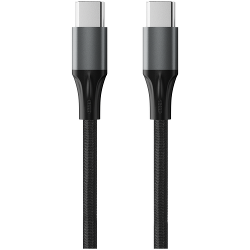 Кабель для быстрой зарядки Accesstyle USB Type-C - USB Type-C 30-F100M смартфонов, планшетов, ноутбуков, черный