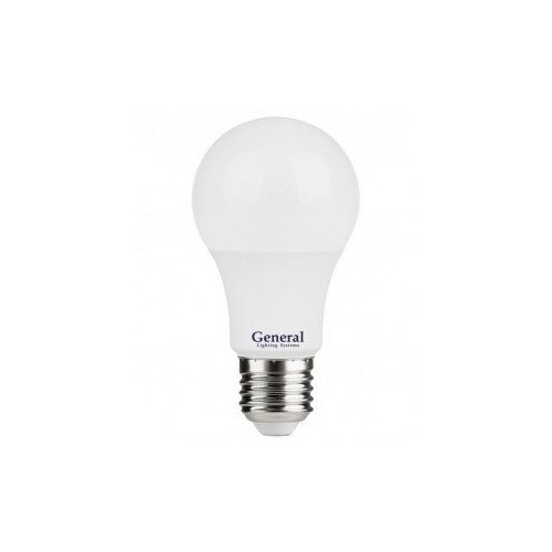 Светодиодная LED лампа General ЛОН A60 E27 11W 2700K 2K 60x110 пластик/алюмин. 636700 (упаковка 12 штук)