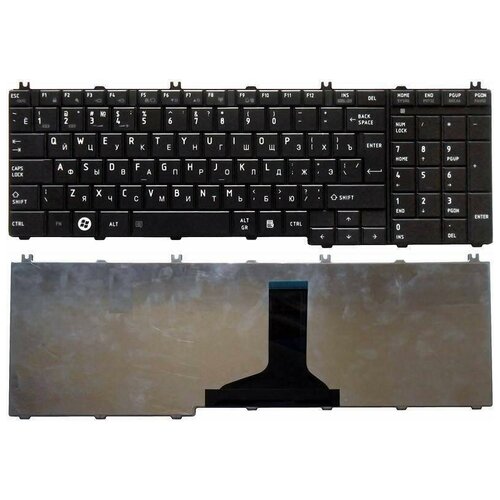 Клавиатура для ноутбука Toshiba Satellite L770D черная