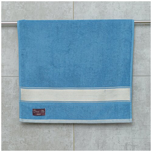 Махровое полотенце Dina Me (GERMANY) 50х90 см, цвет - Синяя мурена, плотность 450 гр.