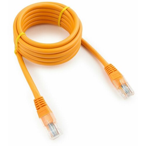Набор из 3 штук Патч-корд UTP Cablexpert PP12-2M/O категория 5e, 2 м, литой, многожильный, оранжевый