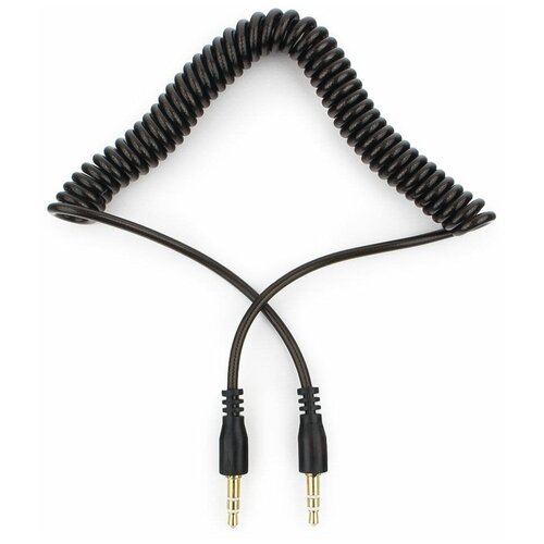Кабель аудио Cablexpert, джек3.5 / джек3.5, 2м, спиральный CCA-405-6