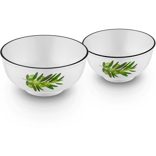 Набор Walmer Salad 2 предмета: миска сервировочная 15 см + 18 см, цвет белый