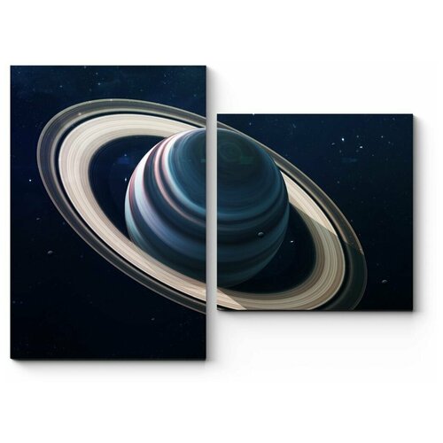 Модульная картина Красота Сатурна 130x98