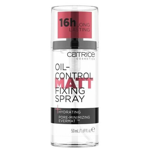 Спрей для лица `CATRICE` OIL-CONTROL MATT FIXING SPRAY фиксирующий