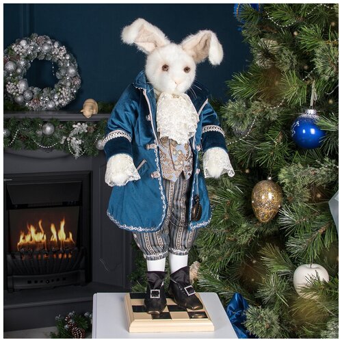 Коллекционная кукла Bogacho Белый кролик ручная работа
