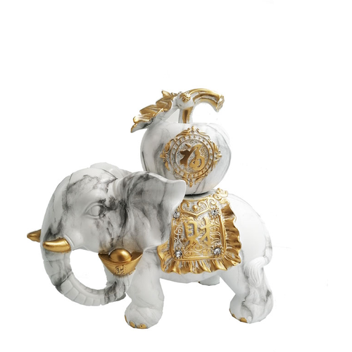 Декоративная фигурка "Слон с Тыквой"