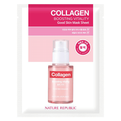 NATURE REPUBLIC Тканевая маска для лица с коллагеном Good Skin Collagen, 24 мл