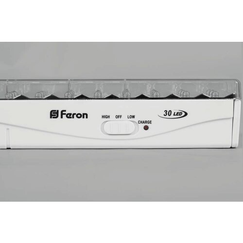 Светильник аварийный светодиодный LEDх30 6ч непостоянный IP20 | код. 12896 | FERON (4шт. в упак.)