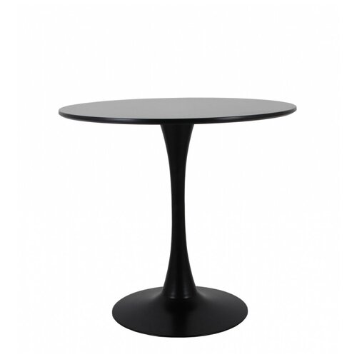 Стол на кухню обеденный Tulip диам.100см, черный / Стол на кухню / Стол кухонный / Стол на дачу / Стол обеденный / Стол / Стол круглый