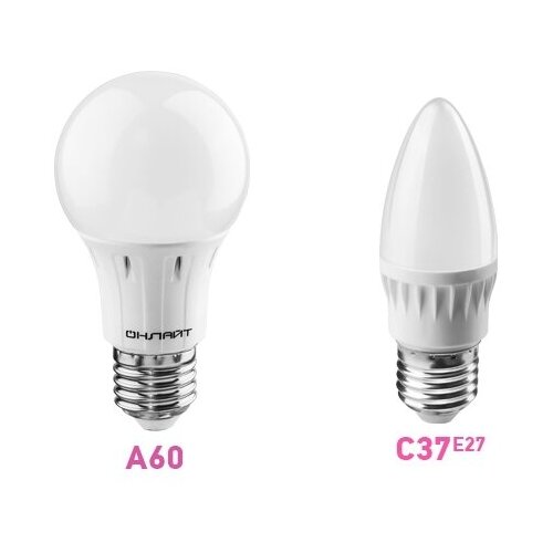 Лампа светодиодная 61 149 OLL-A60-15-230-2.7K-E27 грушевидная 15Вт онлайт 61149 (80шт. в упак.)
