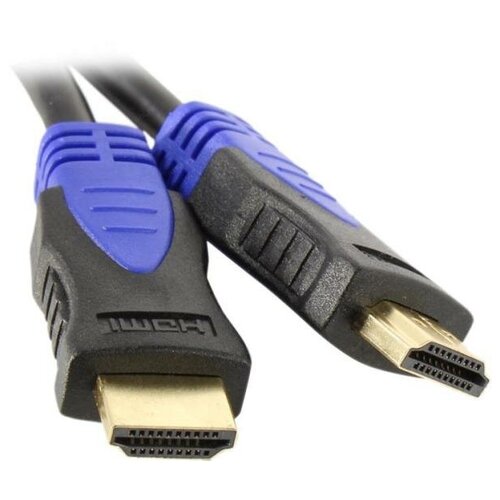 Кабель HDMI 1м Wize WAVC-HDMI-1M круглый черный