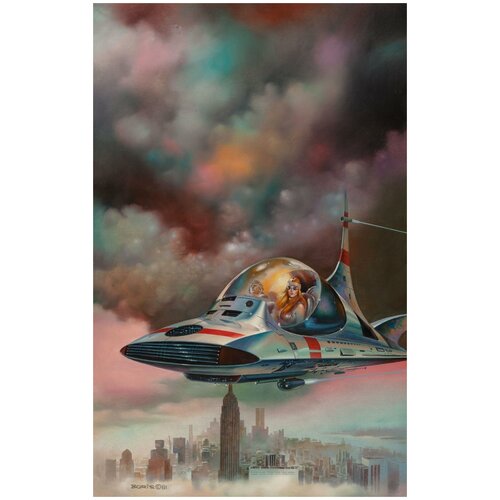 Постер / Плакат / Картина Вертоплан 40х50 см в подарочном тубусе