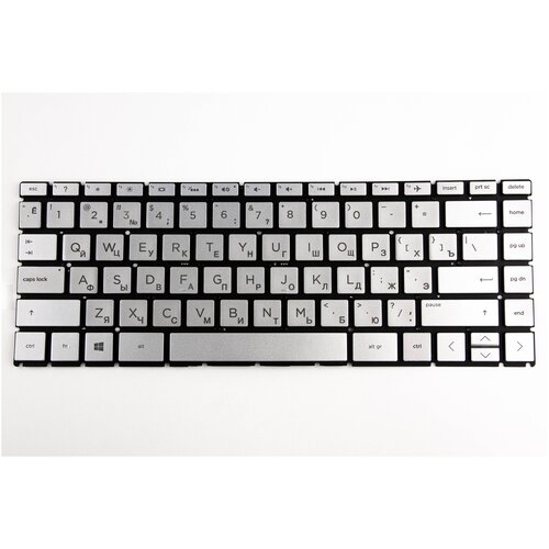 Клавиатура для HP 14-CD X360 серебро с подсветкой p/n: SG-93280-XFA