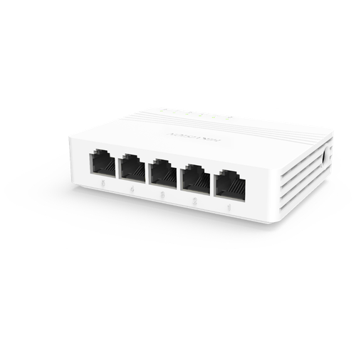 Коммутатор Hikvision DS-3E0505D-E L2, Unmanaged, 5 Gigabit RJ45 ports, desktop plastic switch