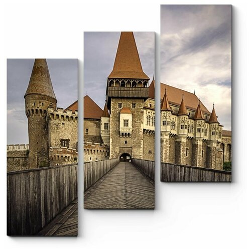 Модульная картина Замок Хунедоара в Румынии80x85