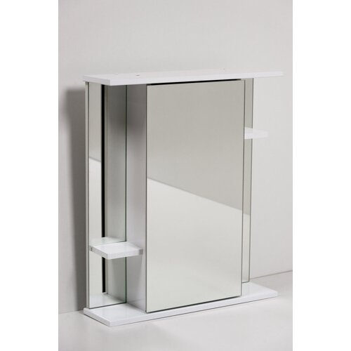 Зеркало-шкаф "Кристалл 700" белый