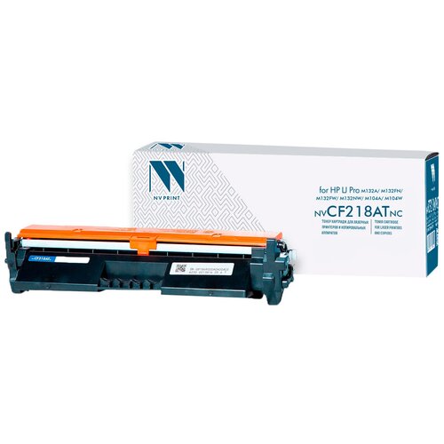 Картридж CF218A (18A) для принтера HP LaserJet Pro M132fw; M132fn; M132a; M132nw; M104a; M104w без чипа