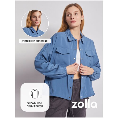 Рубашка Zolla, размер M, синий