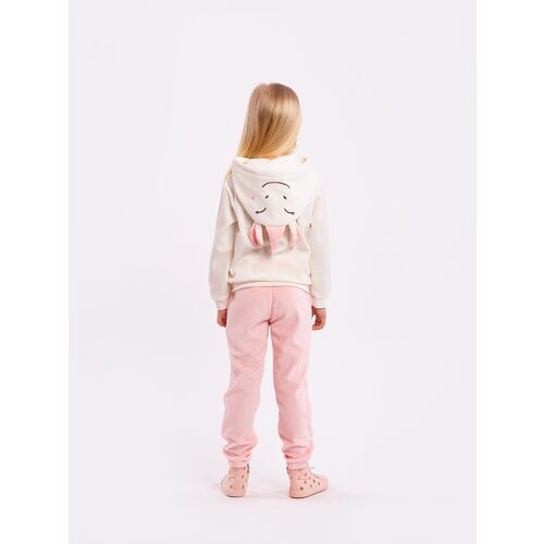 Комплект одежды Fluffy Bunny, размер 134, белый, розовый