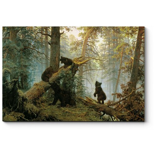 Модульная картина Утро в сосновом лесу, Иван Шишкин170x113