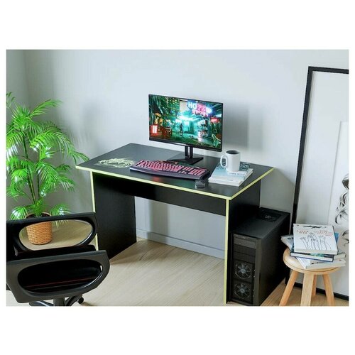 Стол Росток-мебель компьютерный игровой 9.2 1100x750x600 (Черный/Желтый)