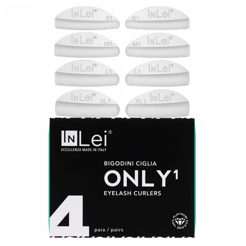 InLei набор пологих лифтинг валиков для ламинирования ресниц ONLY1 / набор бигуди для ресниц