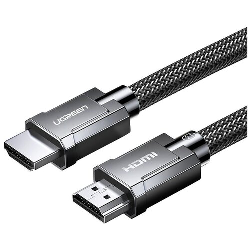 UGREEN. Кабель HDMI - HDMI 2.1 / 8K"60Гц / 4К"120Гц / 30 AWG / цинковый сплав и нейлоновая оплетка, 1,5 м (70320)