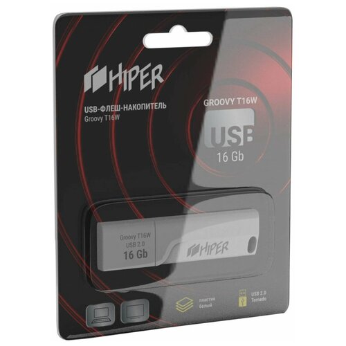 USB Flash Drive 16Gb - Hiper Groovy T HI-USB216GBTW