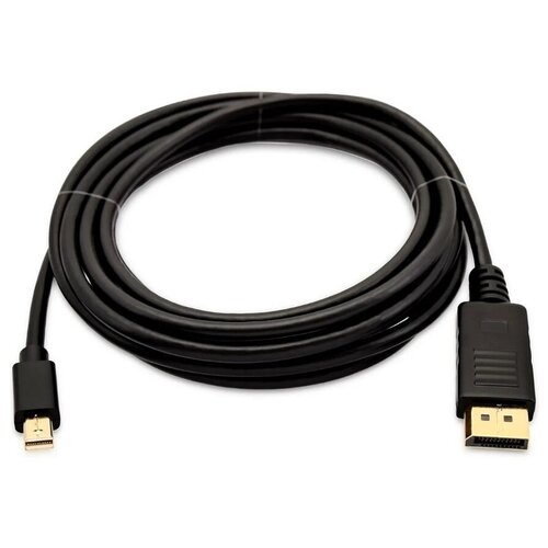 Кабель 1080p miniDisplayPort M в DisplayPort M, 1.8 м, двунаправленный, KS-is