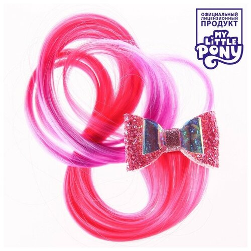 Hasbro Прядь для волос "Бант. Пинки Пай", My Little Pony, розовая, 40 см