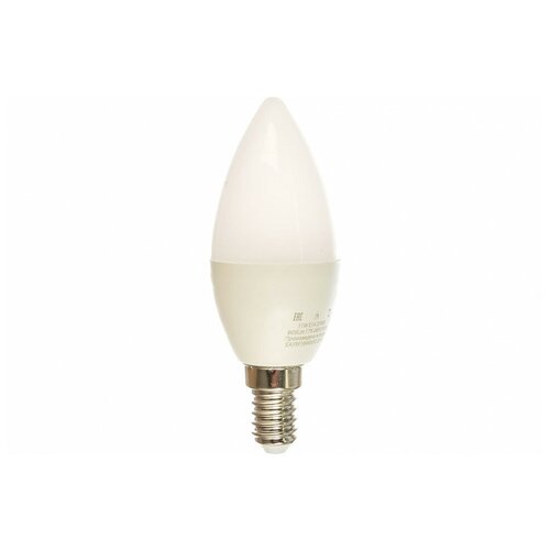 Лампа светодиодная Saffit E14 11W 2700K Свеча Матовая SBC3711 55131