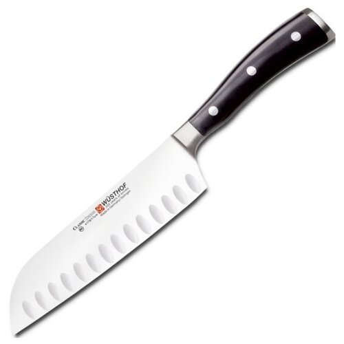 Нож кухонный Сантоку Wuesthof Classic Ikon с углублениями на кромке, 17 см