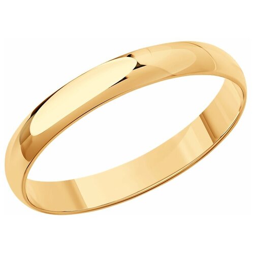 Кольцо Diamant, красное золото, 585 проба, размер 18.5