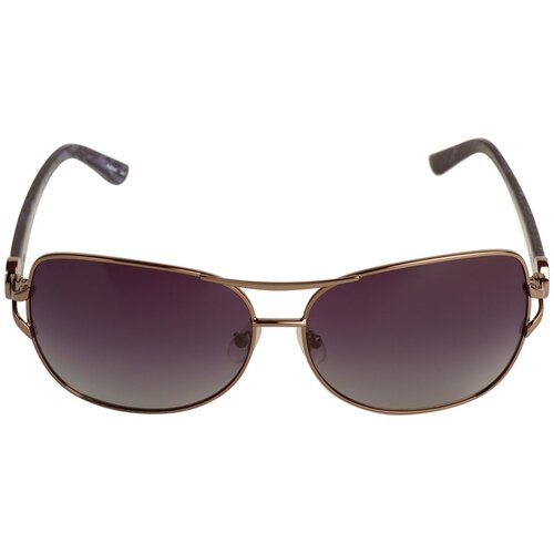 Солнцезащитные очки Fleur, фиолетовый, коричневый