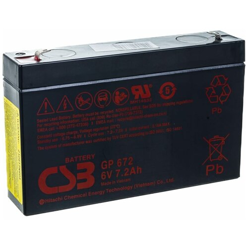 CSB GP 672 Аккумуляторная батарея для ИБП GP672