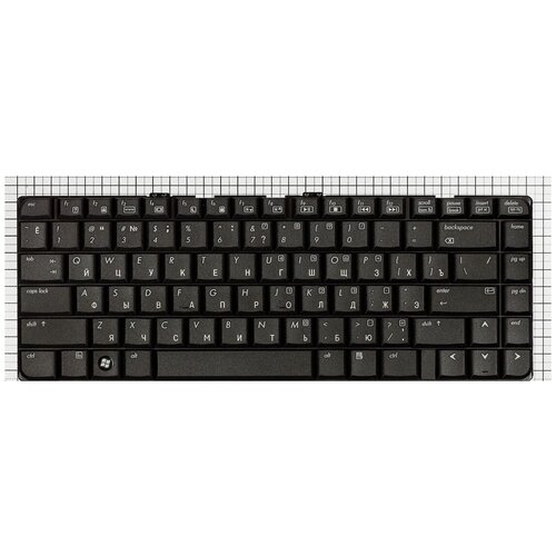 Клавиатура для ноутбука HP Pavilion DV6000 черная