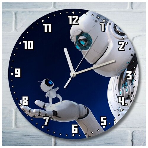 Настенные декоративные часы УФ с ярким рисунком, диаметр 28см Игры Astro Bot VR (PS, Xbox, PC, Switch) 2888