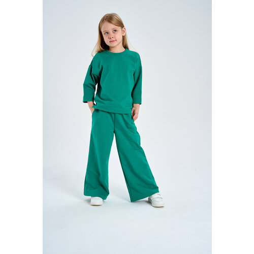 Комплект одежды Веселый Малыш, размер 116, зеленый