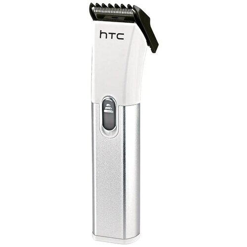 Машинка для стрижки HTC АТ-1107B белый/серебристый