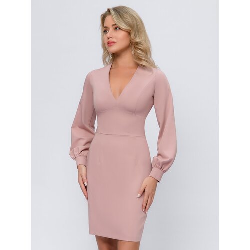 Платье 1001dress, размер XL, розовый