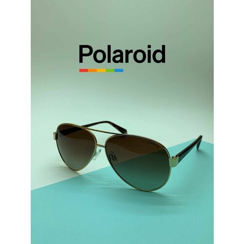 Солнцезащитные очки Polaroid, золотой