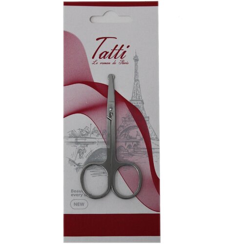 Ножницы для ногтей Tatti, прямые, серебро