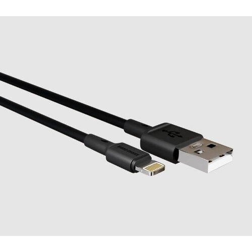 Кабель MORE CHOICE K14i USB - Lightning 8-pin, 1 м, черный